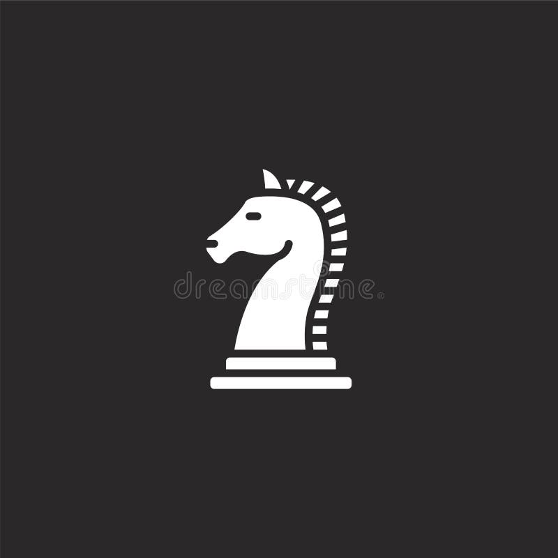 Chess Icon. Filled Chess Icon for Website Design and Mobile, App ...