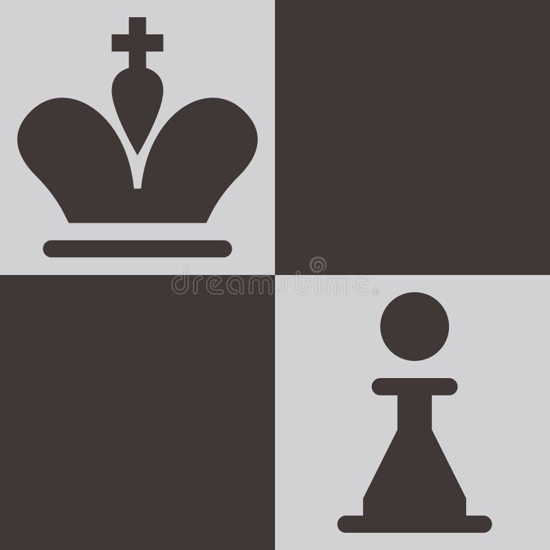 Chess Icon Illustration of Isolated Pawn Stock Illustration ...