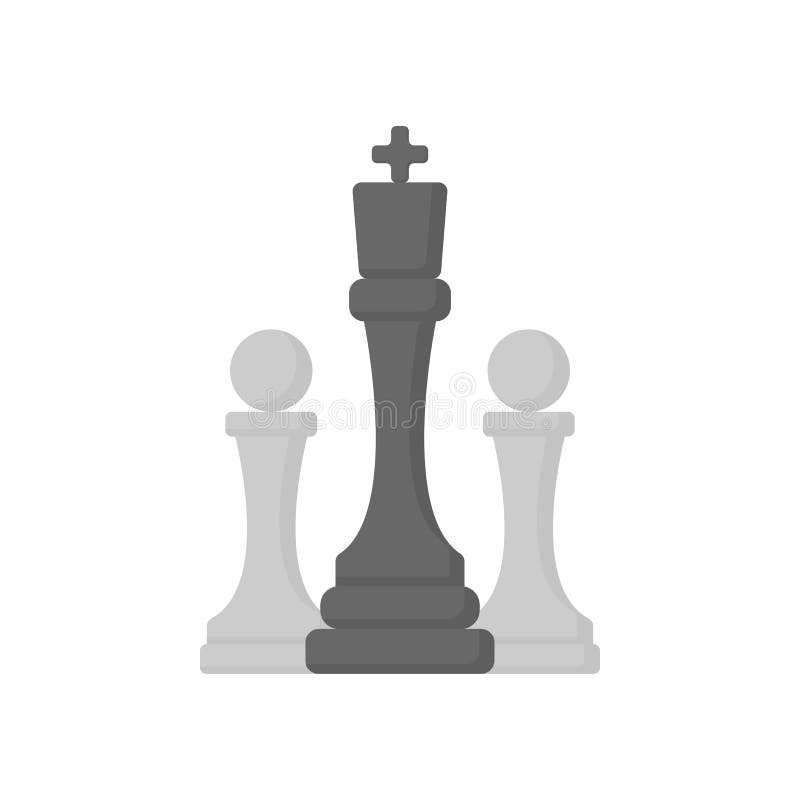 Chess Icon Vector Illustration Stock Vector - Illustration of chessman ...