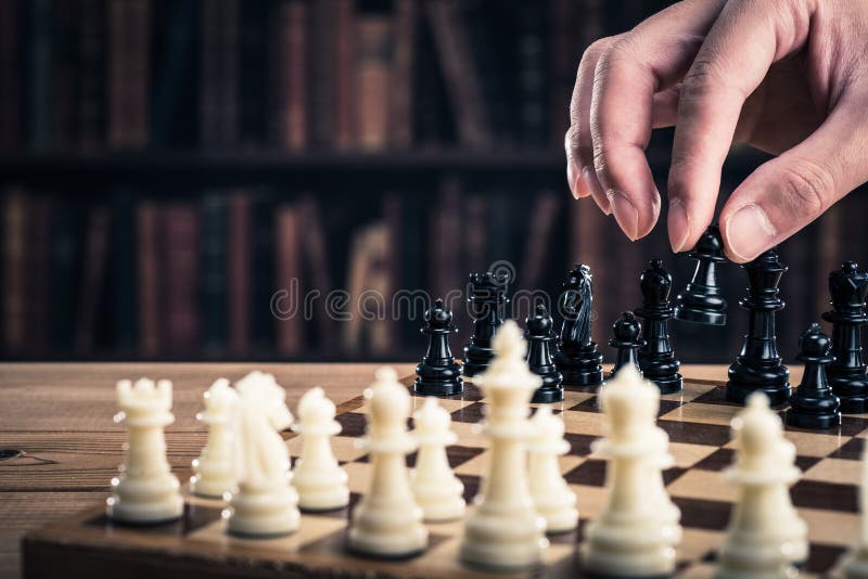 Chess image stock image. Image of hobby, bookshelf, business - 75606375