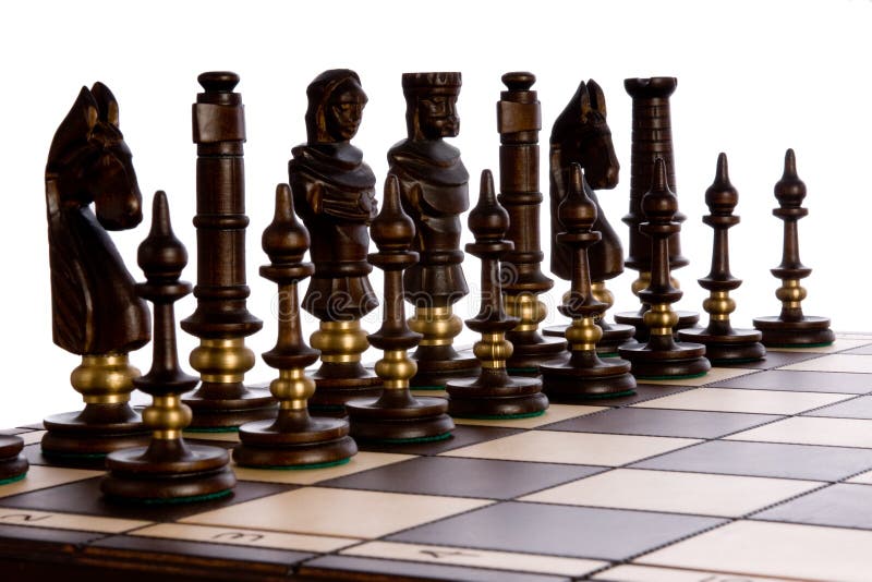 Chess isolated on white stock photo. Image of isolated - 7536878