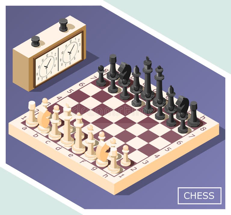 Isometric Chess Board Stock Illustrations – 1,228 Isometric Chess Board ...