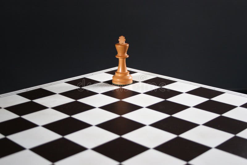 Chess king on board stock photo. Image of resign, chessman - 7108492
