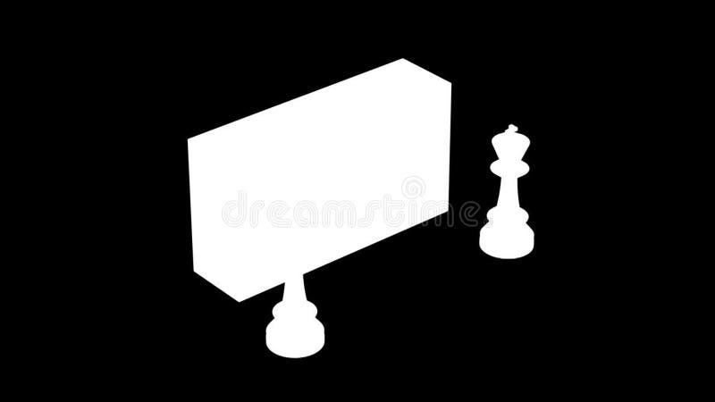 Chess Kings and Analog Chess Clock Stock Footage - Video of wood ...