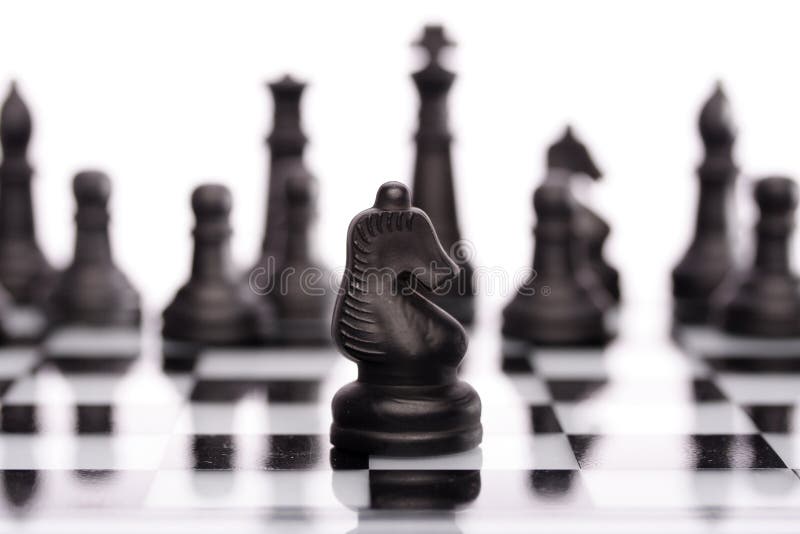 Chess-Knight stock image. Image of playing, sets, board - 4679557