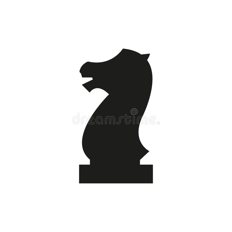 Knight Chess Piece Profile Stock Illustrations – 164 Knight Chess Piece ...