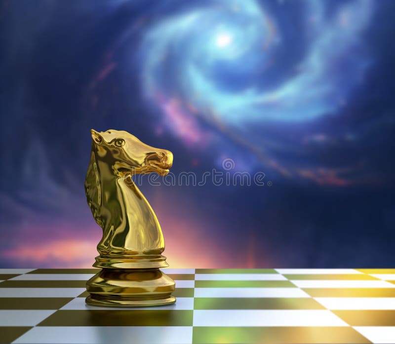 Golden Knight Chess Stock Illustrations – 587 Golden Knight Chess Stock ...