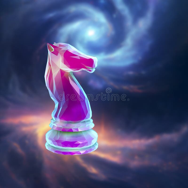 Chess knight, illustration stock illustration. Illustration of battle ...