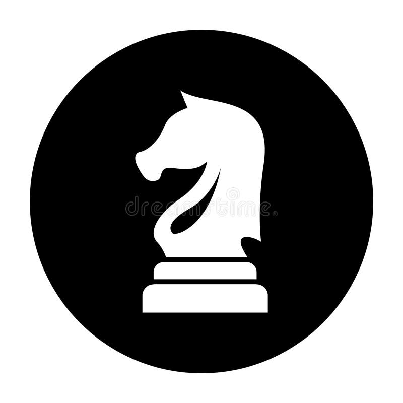 Chess knight logo vector stock illustration. Illustration of vector ...