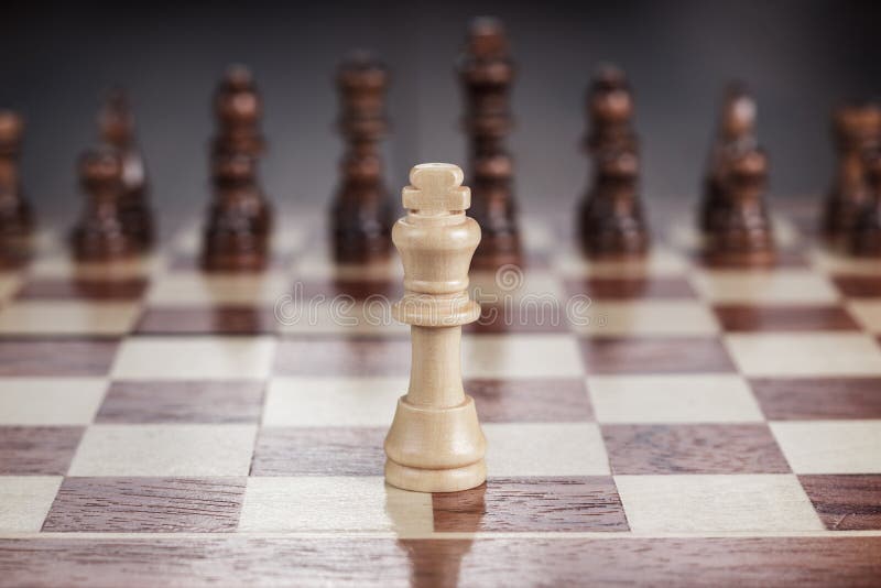 Chess Leadership Concept on the Chessboard Stock Image - Image of ...