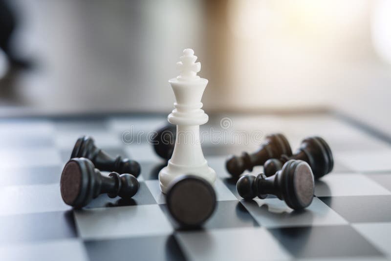 Chess Leadership and Success Concept, Chess Save the Strategy an Stock ...