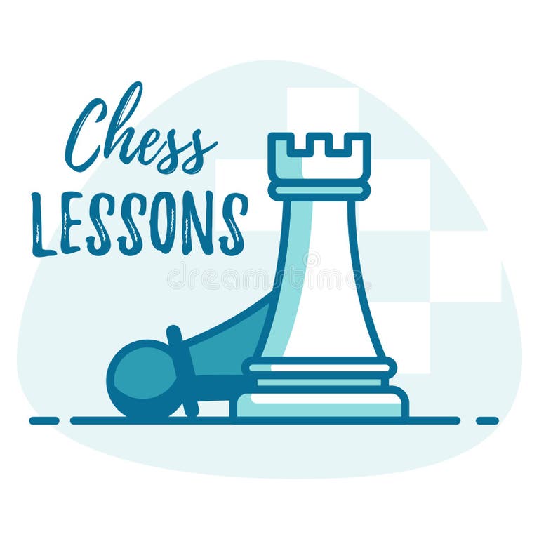 Chess Lessons Vector Concept. Template for Chess Club or Chess School ...