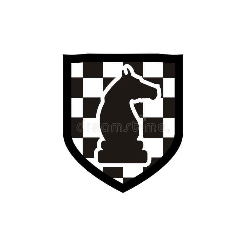 Chess logo design stock vector. Illustration of check - 121682039