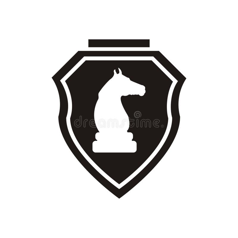 Chess logo design stock vector. Illustration of file - 121682108