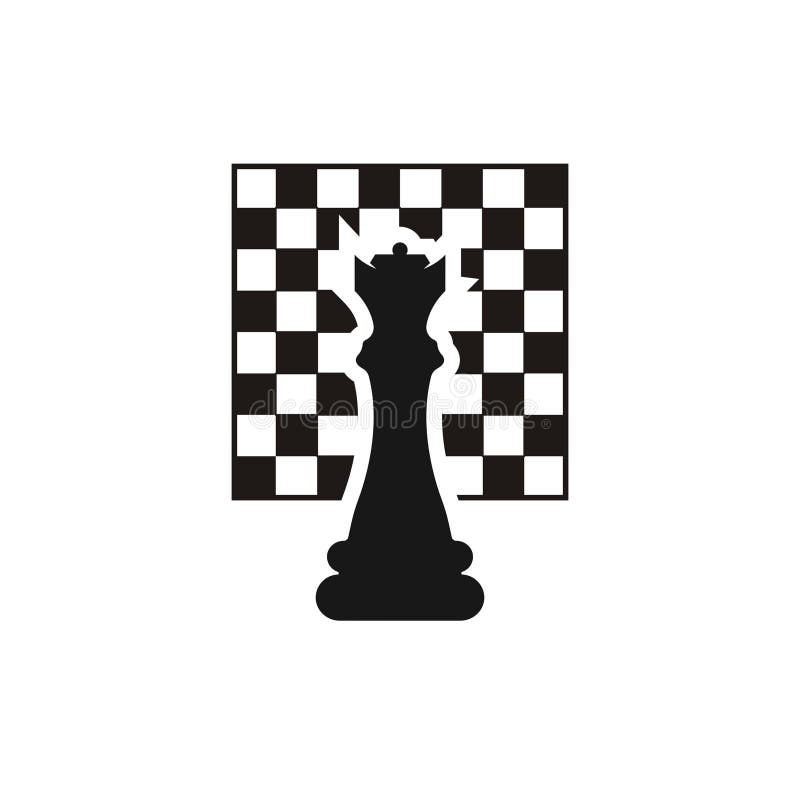 Chess logo design stock vector. Illustration of black - 121682061