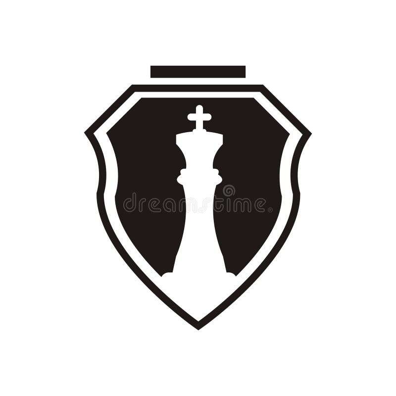 Chess logo design stock vector. Illustration of file - 121682108