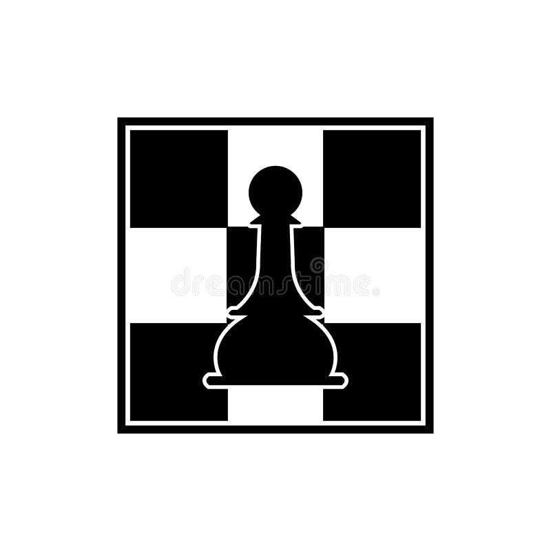 Chess logo icon vector stock vector. Illustration of success - 260223491