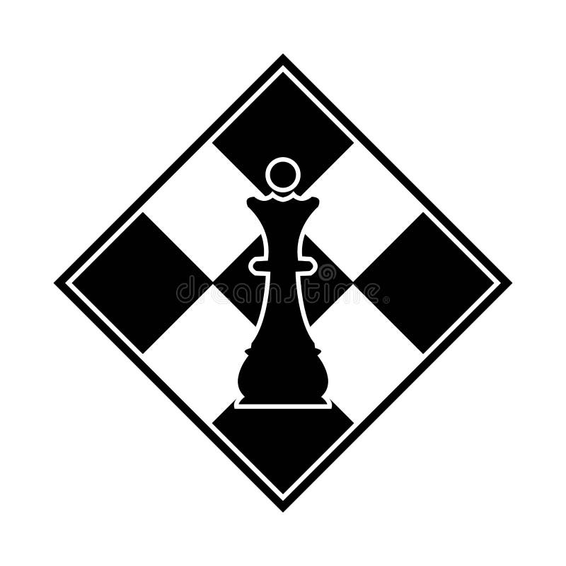 Chess logo icon vector stock vector. Illustration of play - 260223492