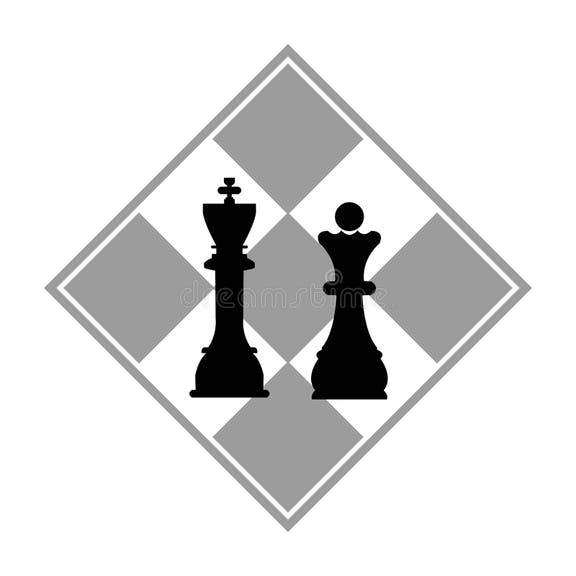 Chess logo icon vector stock vector. Illustration of black - 260223495