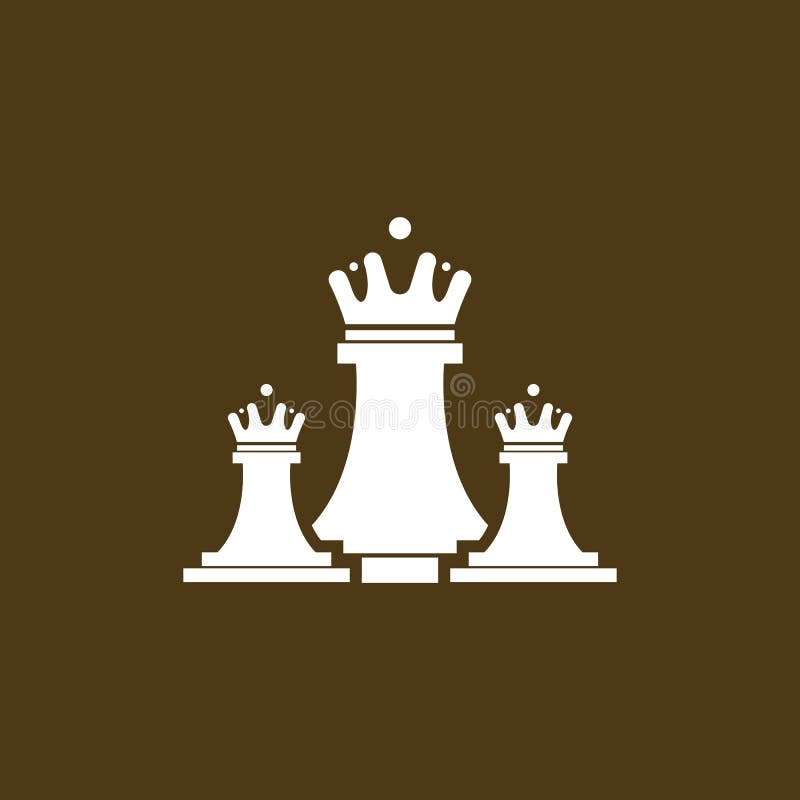 Chess Logo Design Vector Illustration, Creative Chess Logo Design ...