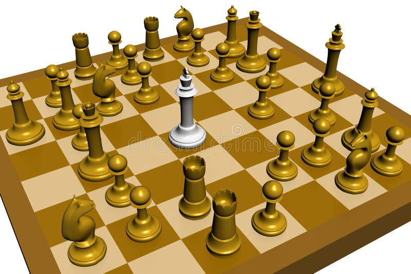 Chess lose stock illustration. Illustration of brown, king - 9138532