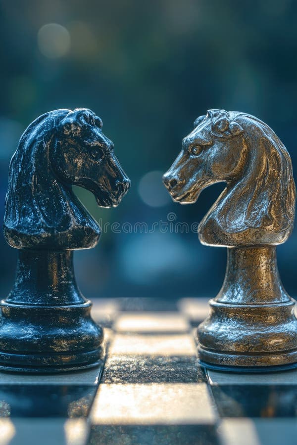 Chess Match stock image. Image of royalty, generated - 367077325