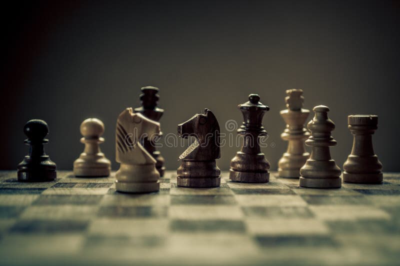 Chess match stock photo. Image of chequered, focus, closeup - 50096482