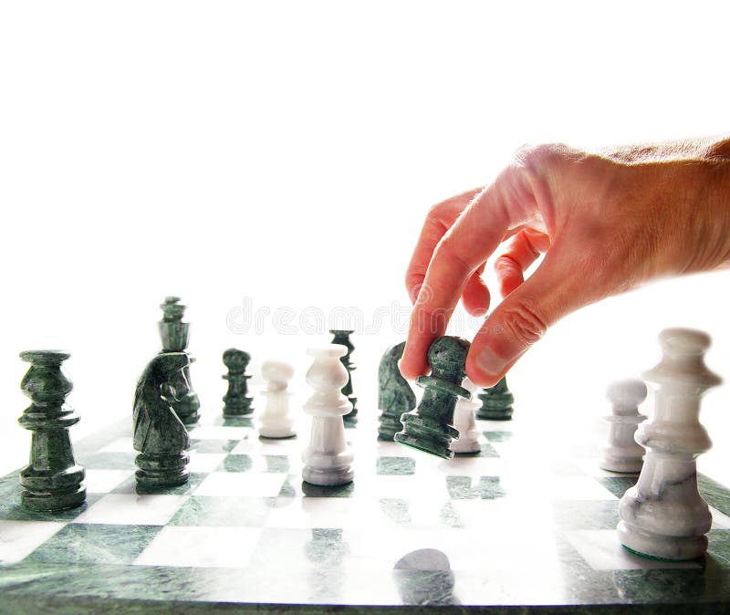 Chess move stock image. Image of challenging, battle - 11433201