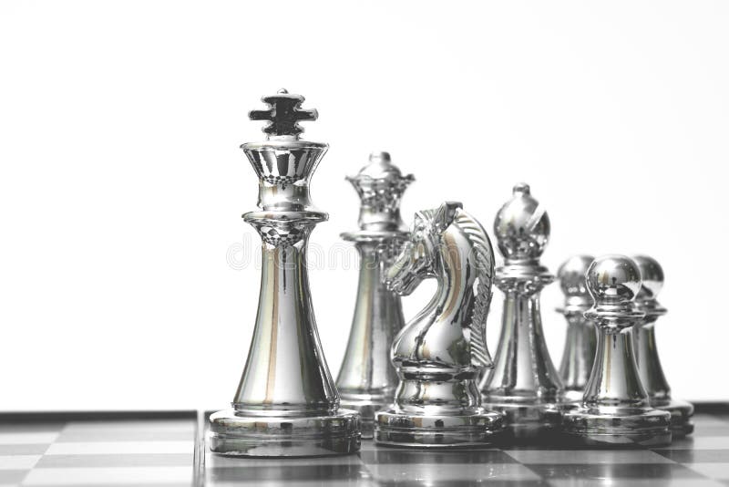 A Chess Pawn Outstanding Stand at Front. Leadership Concept Stock Image ...
