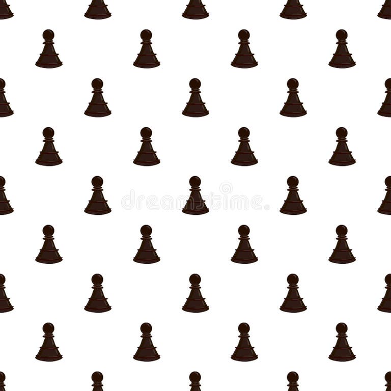 Chess pawn pattern stock vector. Illustration of battle - 120260868