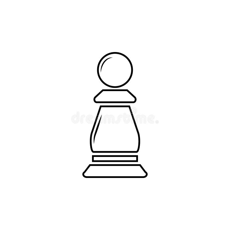 Chess pawn vector icon stock vector. Illustration of victory - 150489776 Chess pawn vector icon stock vector. Illustration of victory - 150489776