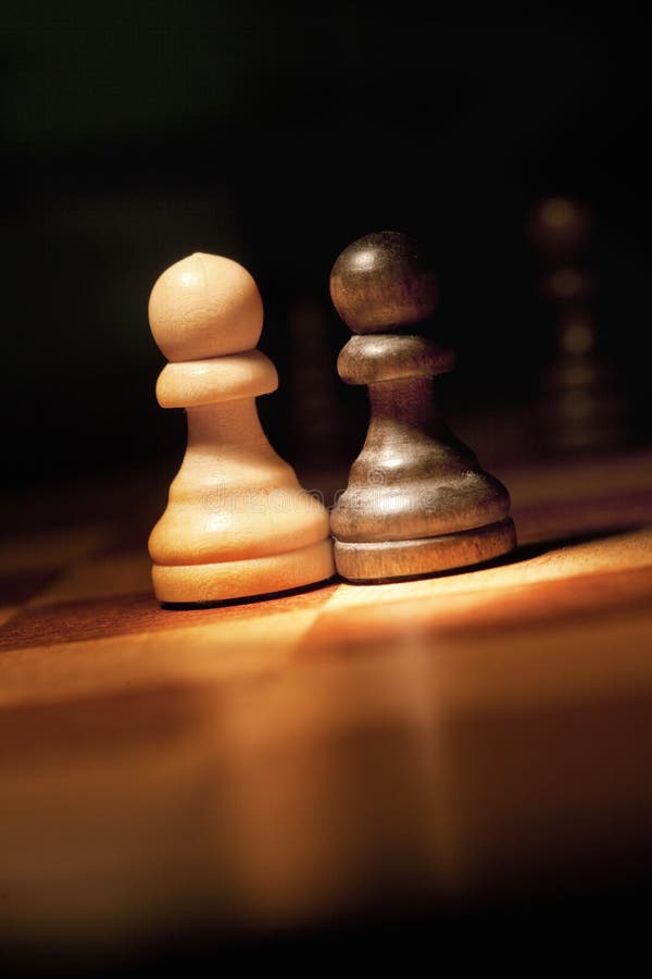 Chess pawns stock photo. Image of fallen, pawns, sidebyside - 49971396