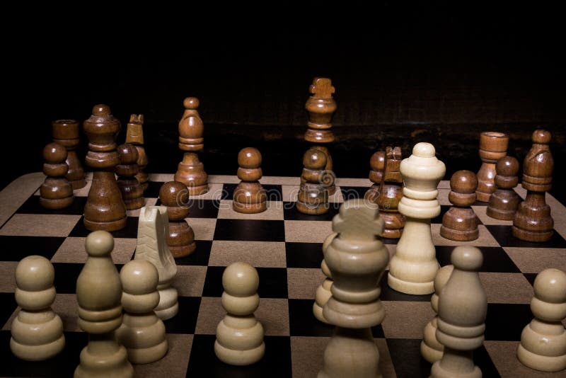 Chests and chessboard stock image. Image of tower, pieces - 105209171