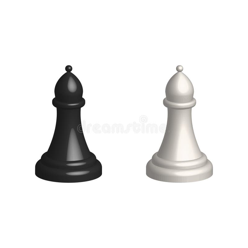 Chess Piece 3D Realistic Icon. Smart Board Game Elements Stock ...