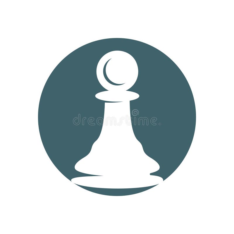 Chess piece logo design stock illustration. Illustration of battle ...