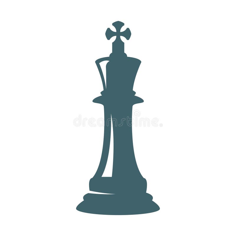 Chess piece logo design stock illustration. Illustration of king ...
