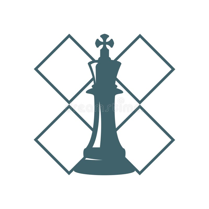 Chess piece logo design stock illustration. Illustration of knight ...