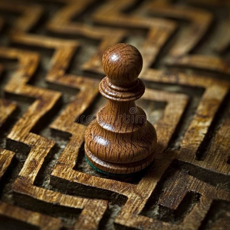 A Chess Piece that Represents Strategy and Problem Solving in a Maze ... A Chess Piece that Represents Strategy and Problem Solving in a Maze ...