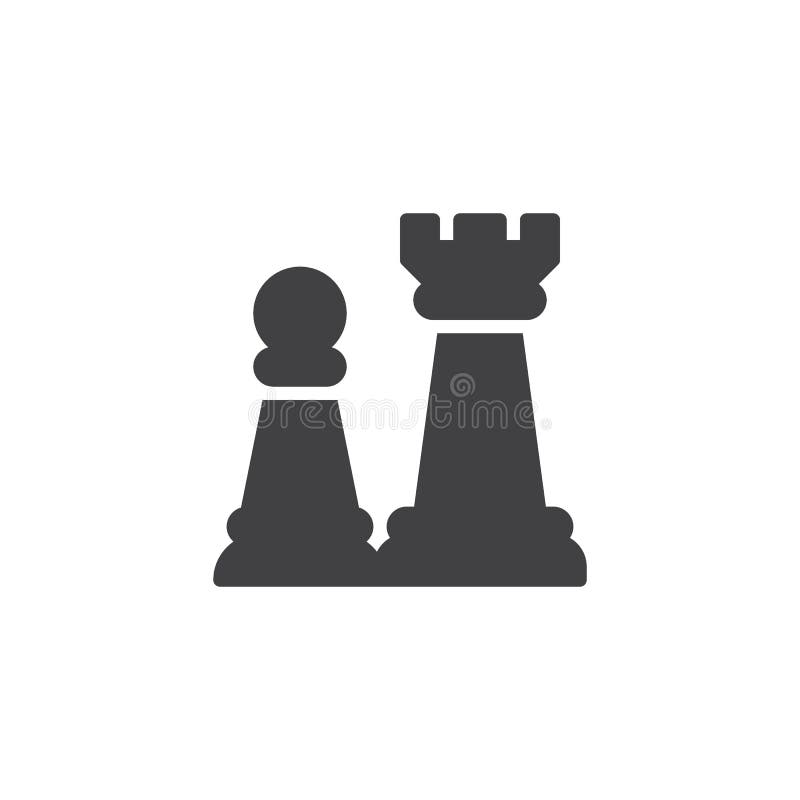 Chess piece vector icon stock vector. Illustration of play - 137391992