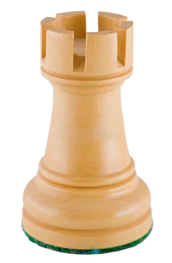 Chess piece - white rook stock photo. Image of fight, battle - 6824408