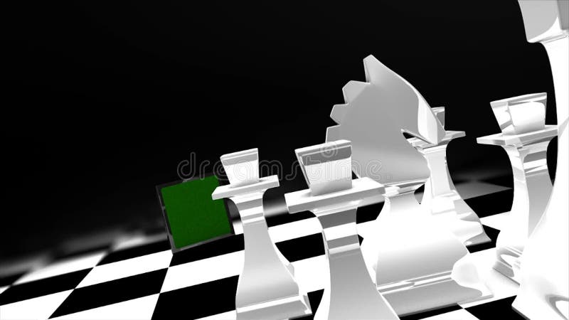Chess Animation Video: Ocean Backdrop, Strategic Moves, Dynamic Play ...