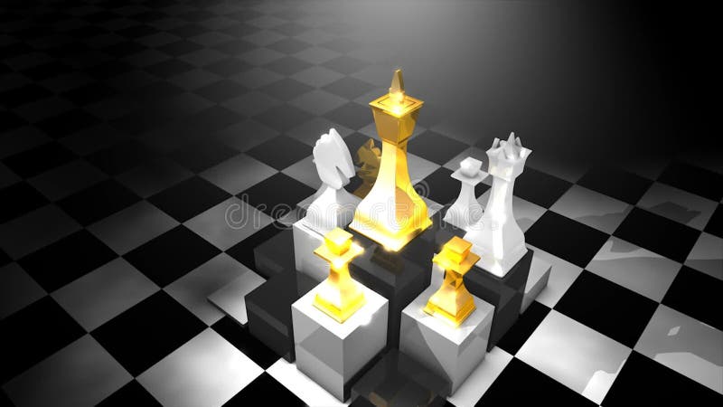 Chess Animation Video: Ocean Backdrop, Strategic Moves, Dynamic Play ...