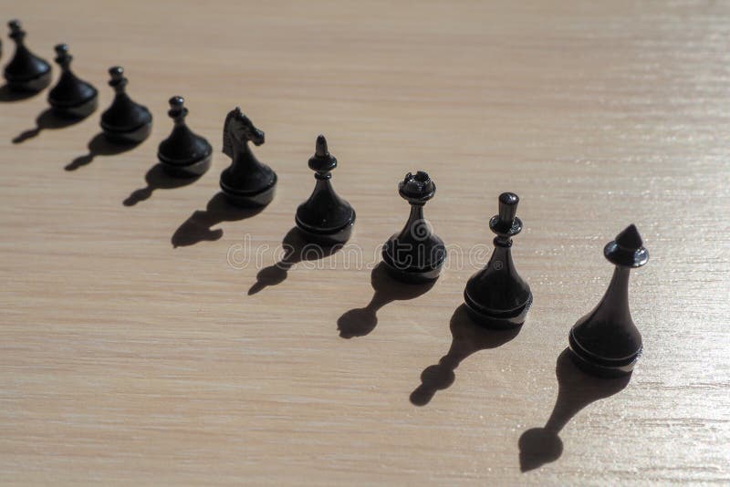 Chess pieces stock image. Image of play, leadership - 226101315