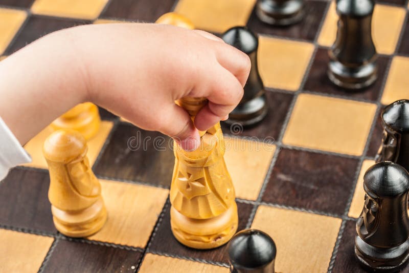 The Chess Pieces on the Board.Chessmaster Concept Stock Image - Image ...