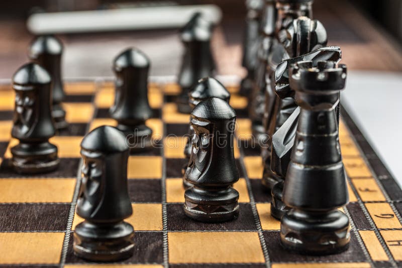 The Chess Pieces on the Board.Chessmaster Concept Stock Photo - Image ...