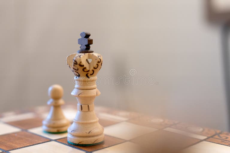 Chess Pieces on a Chessboard Stock Photo - Image of queen, tactics ...
