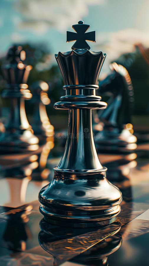 Chess Pieces on a Chest Board Stock Image - Image of board, chessman ...