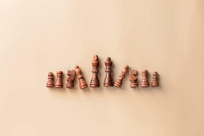 Chess Pieces on Color Background Stock Image - Image of leisure, pieces ...