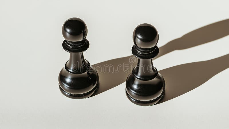 Chess Pieces in Dramatic Light Illustrating Strategy and Guidance with ...