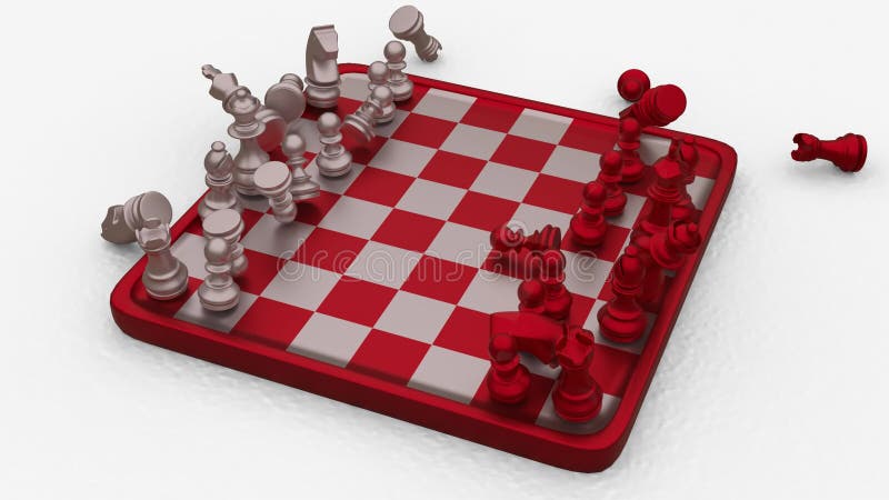 Chess Pieces Fall on Glass Board Stock Video - Video of chess ...